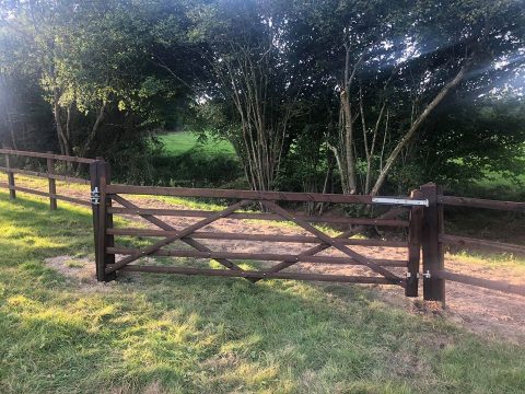 Creosote post and rail - RC Fencing